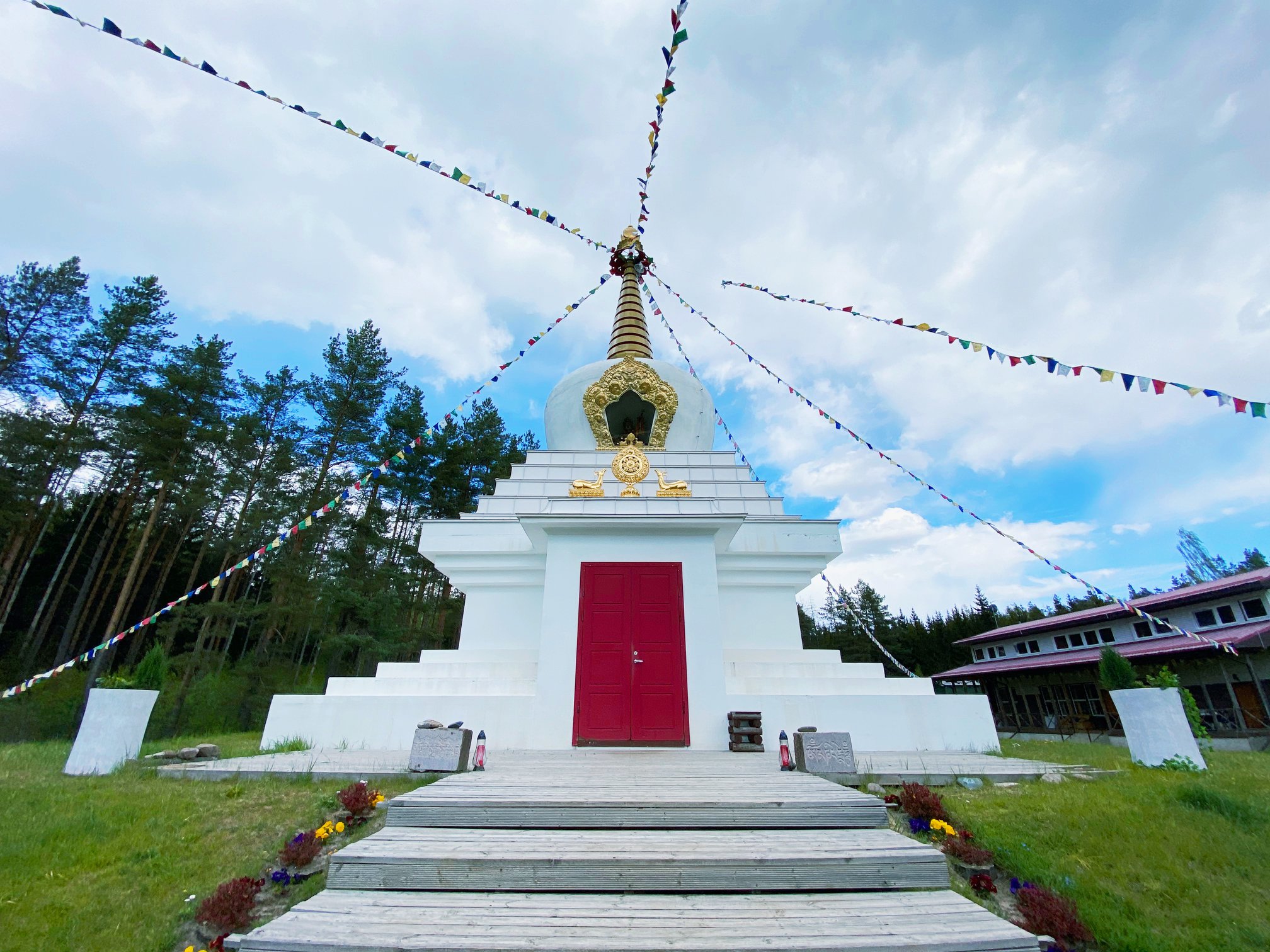 Peace Pagoda in Garoza, Latvia