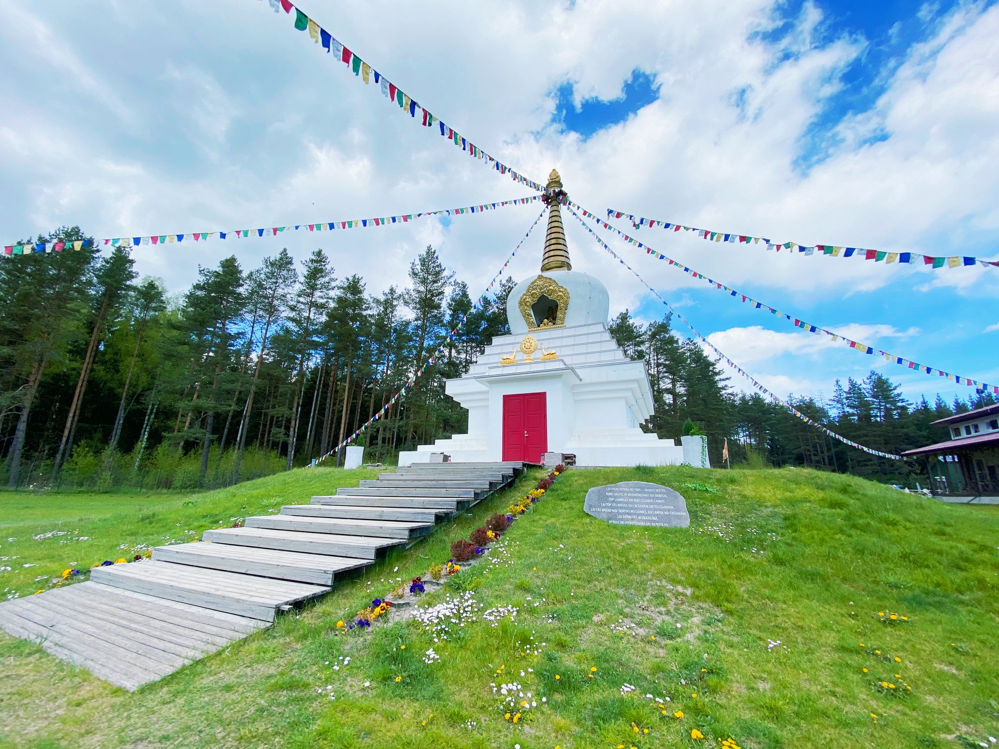 Peace Pagoda in Garoza, Latvia