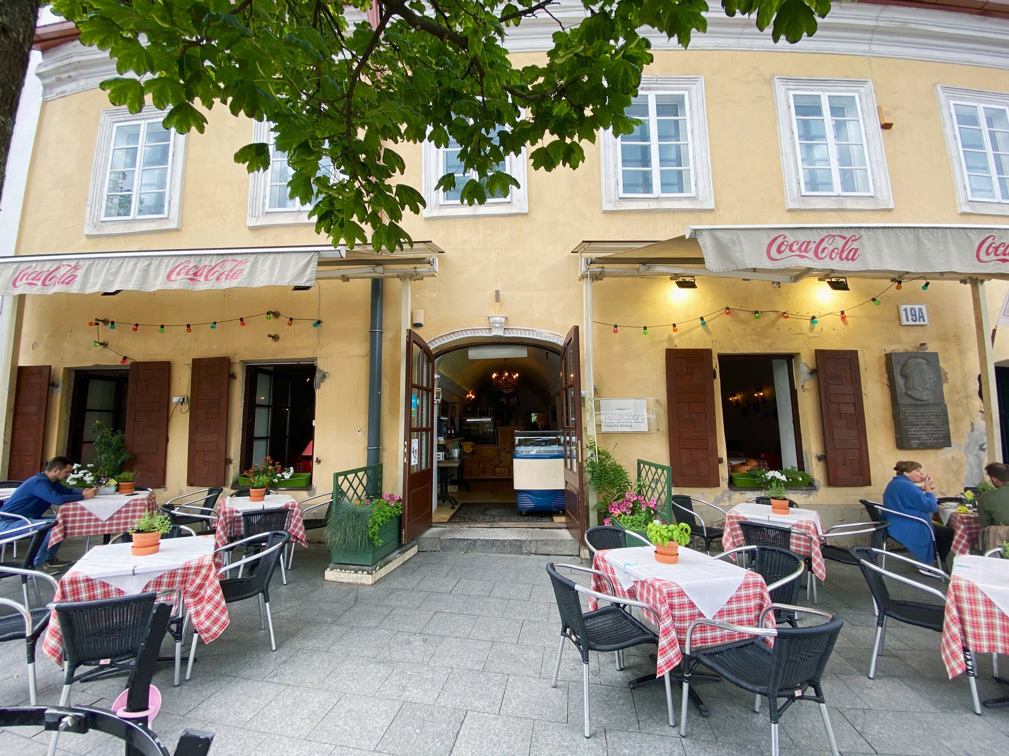Restoranas „Maurizio’s Pizzeria“. Vilnius, Lietuva
