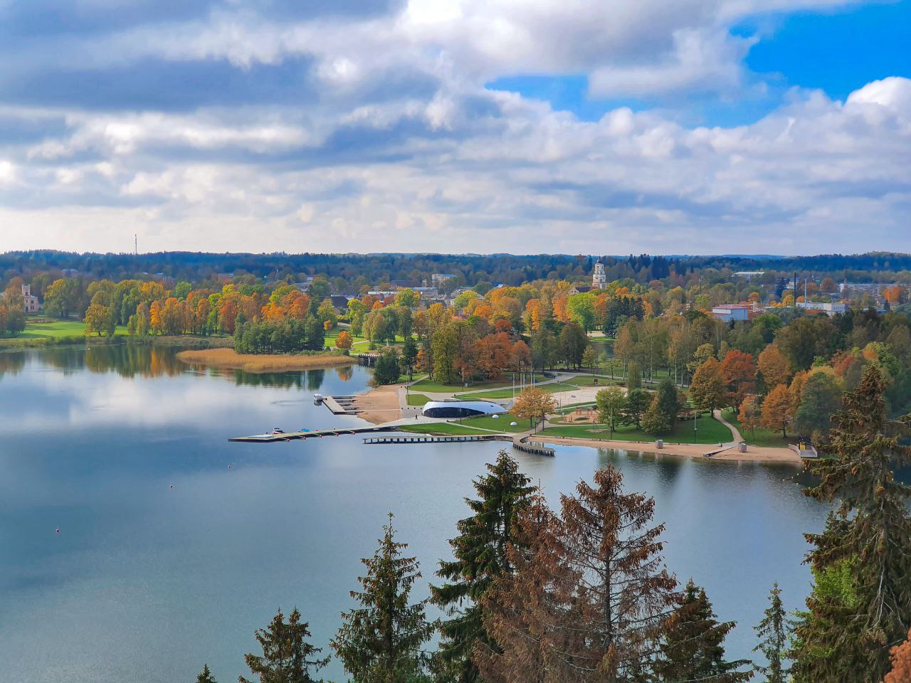Observation tower in Aluksne