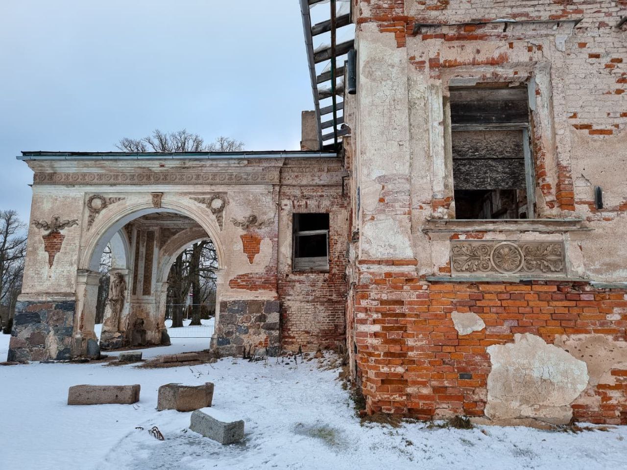 White Palace in Gulbene. Latvia