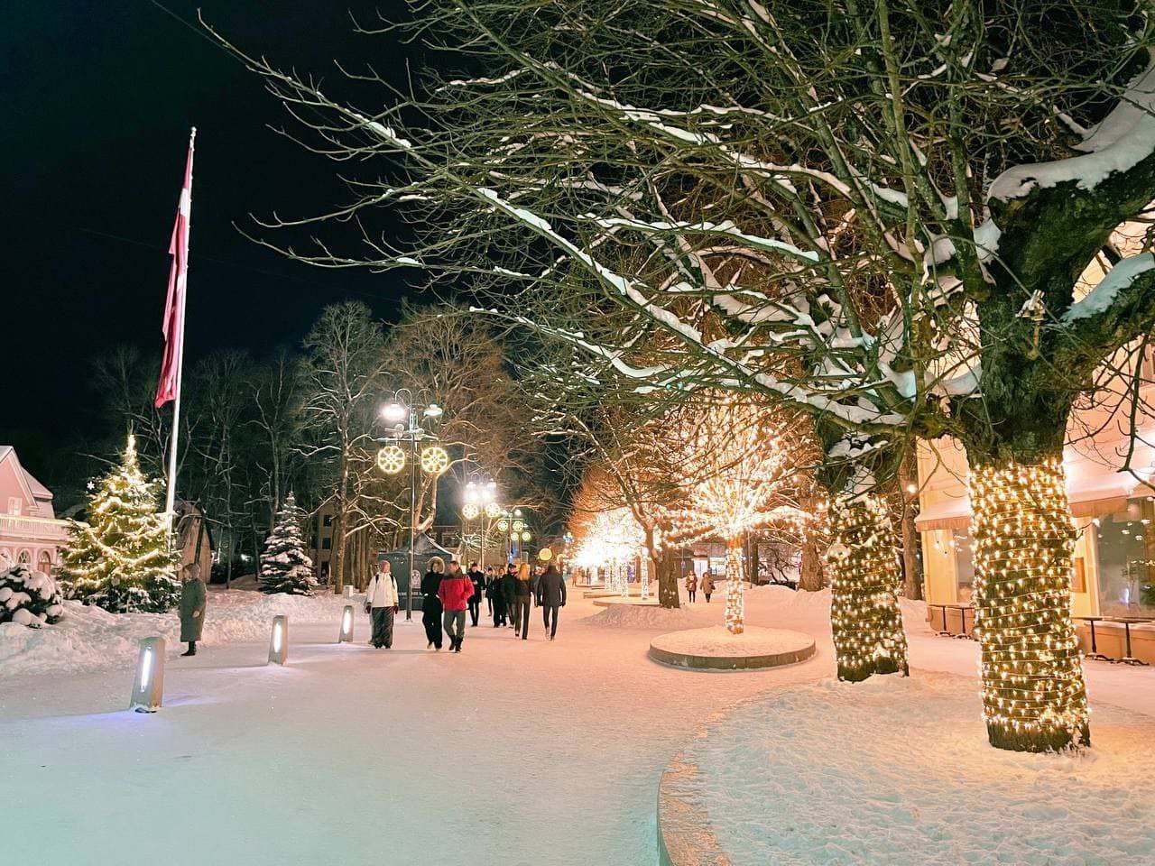 Ogre, the most beautiful winter town in Latvia