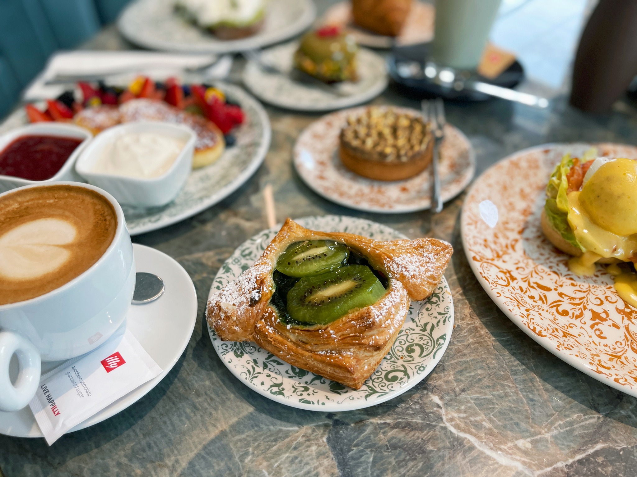 Mulberry restaurant and pastry shop. Riga, Latvia