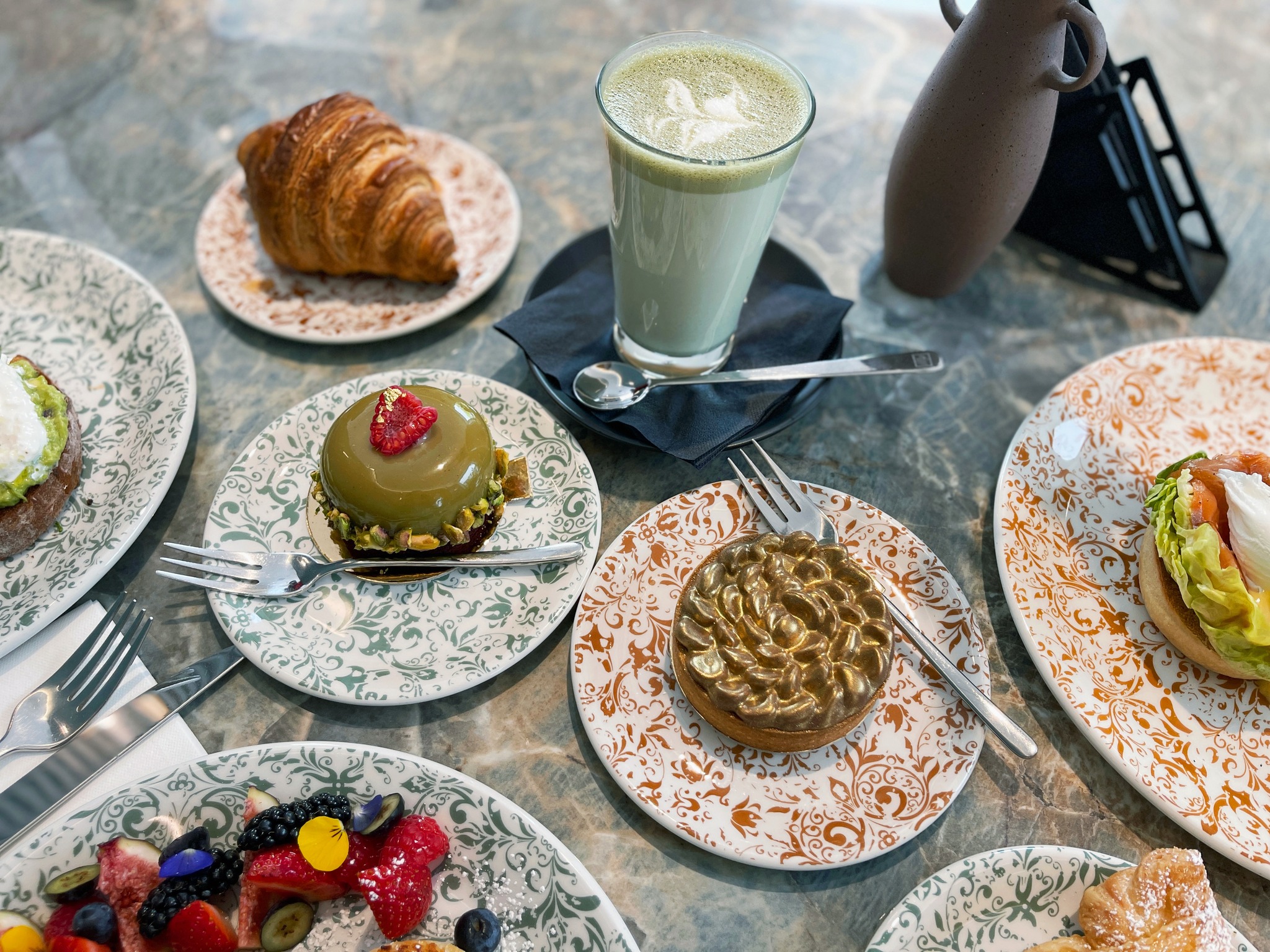 Mulberry restaurant and pastry shop. Riga, Latvia