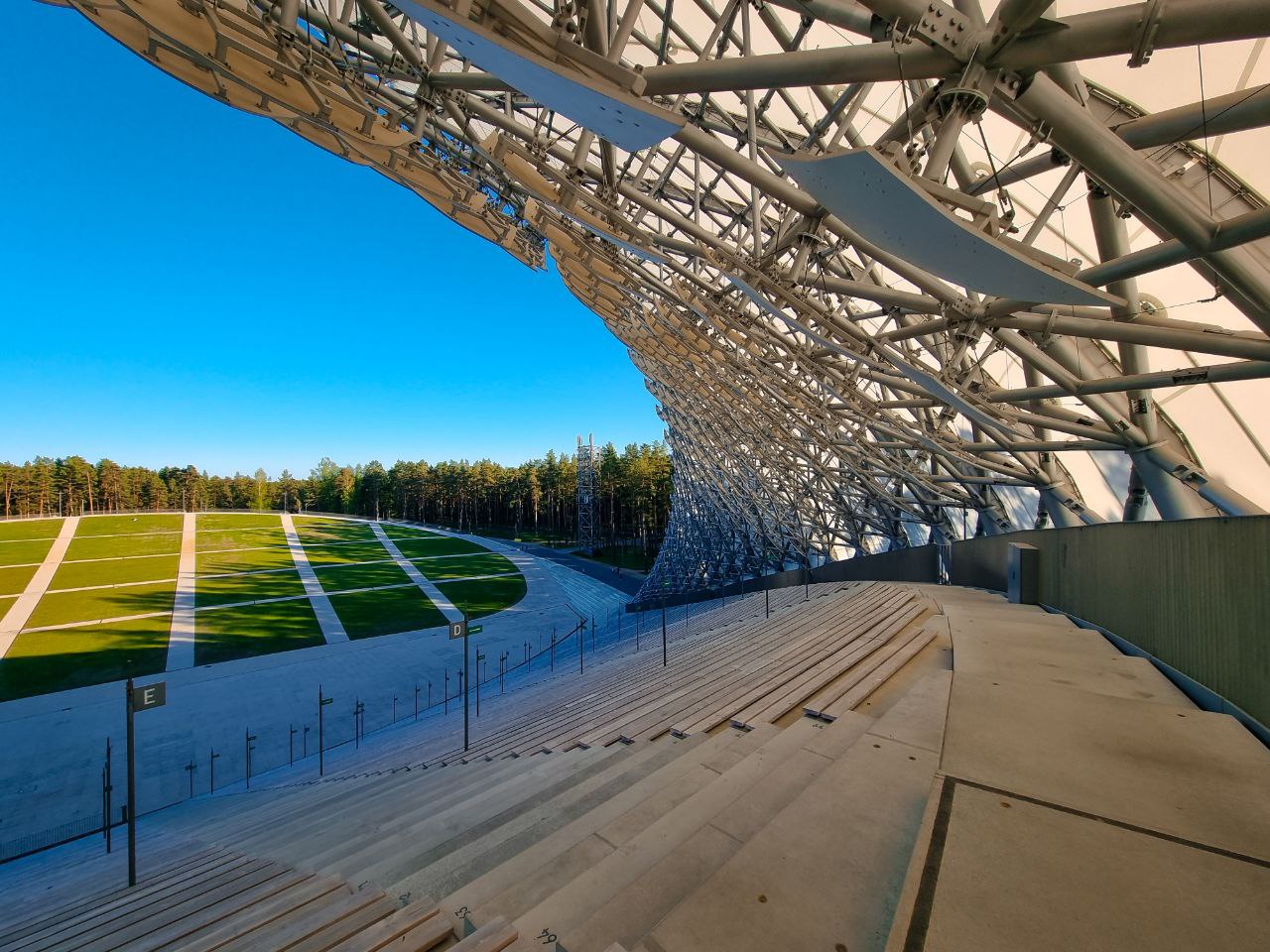 Mežaparks Great Bandstand in Riga, Latvia