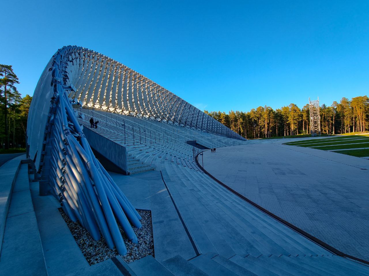 Mežaparks Great Bandstand in Riga, Latvia