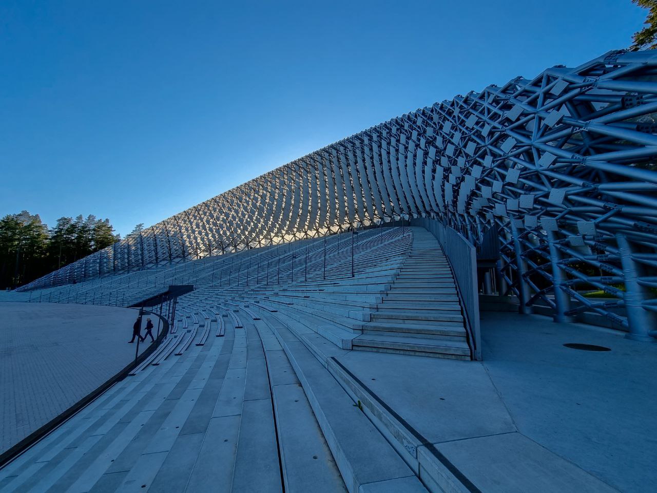 Mežaparks Great Bandstand in Riga, Latvia