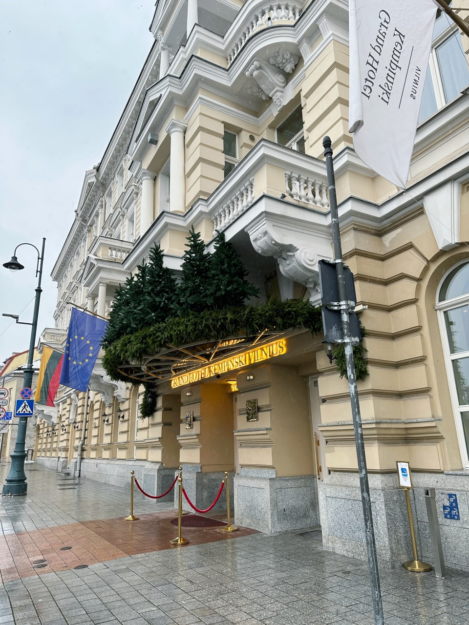 Grand Hotel Kempinski in Vilnius, Lithuania