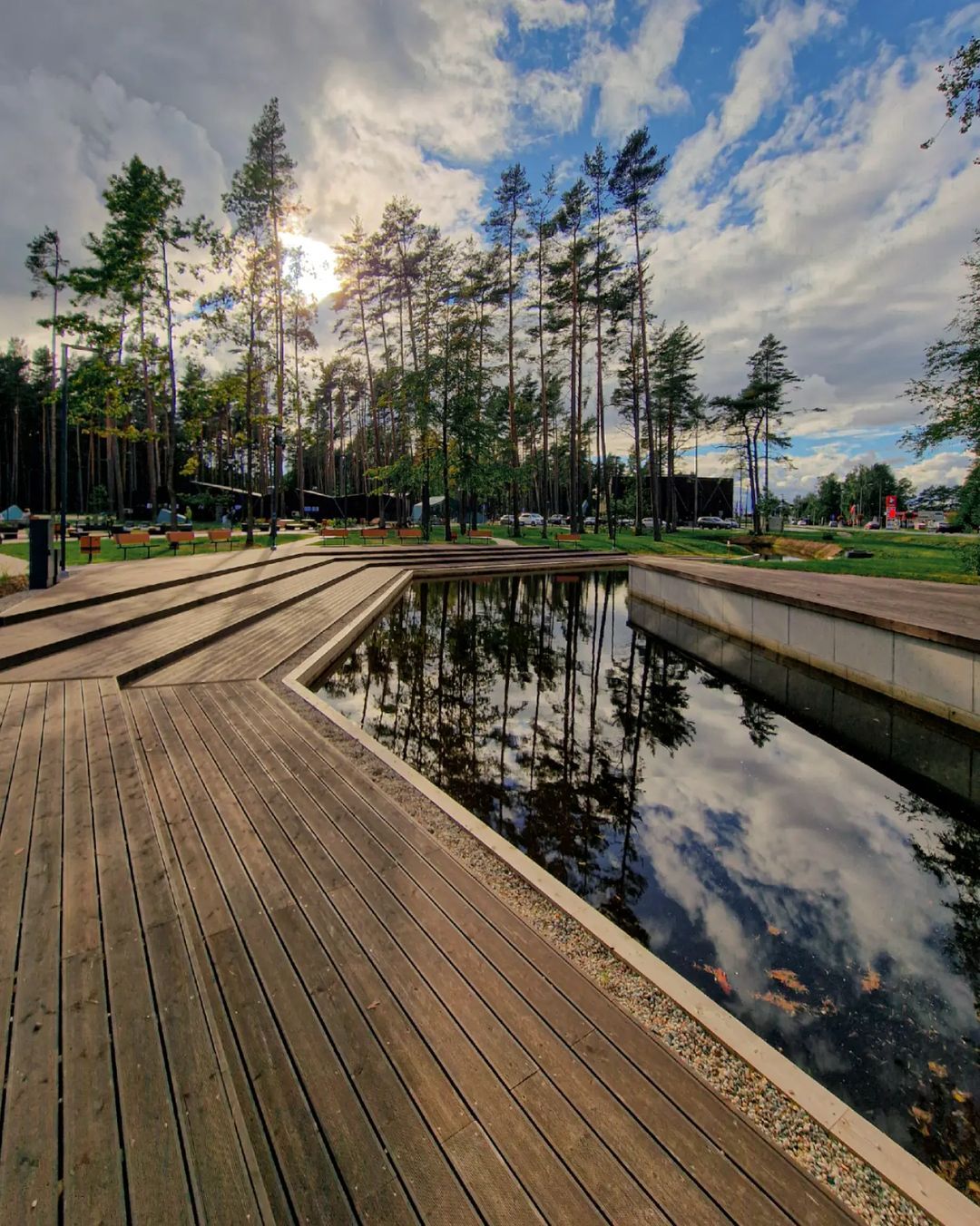 Kauguri park Jurmalas. Läti