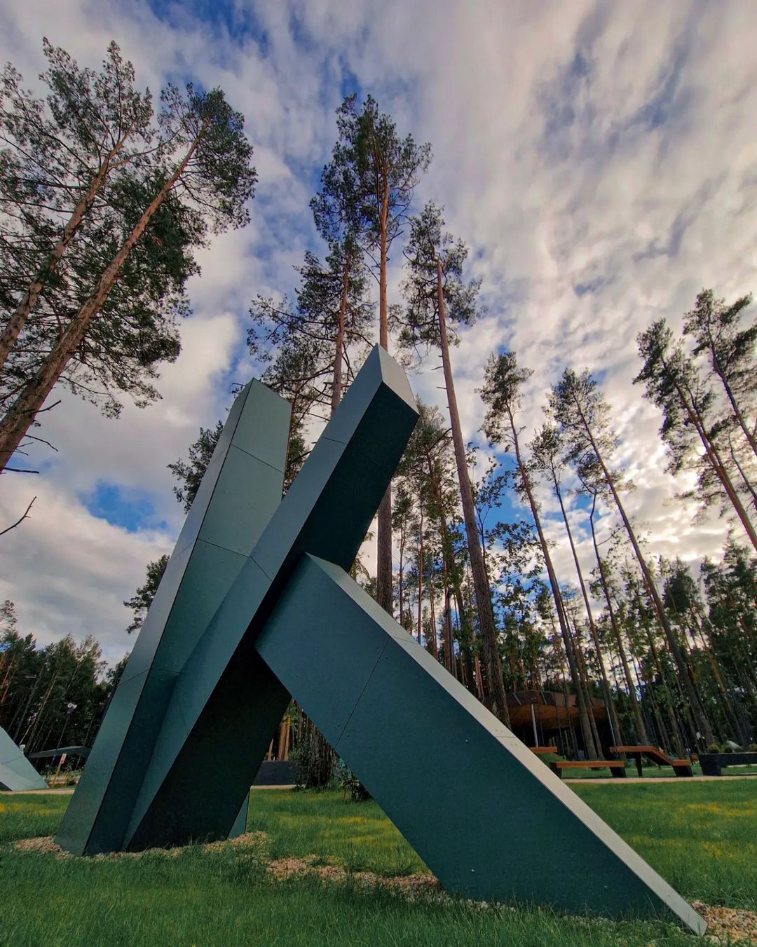 Kauguri park in Jurmala, Latvia