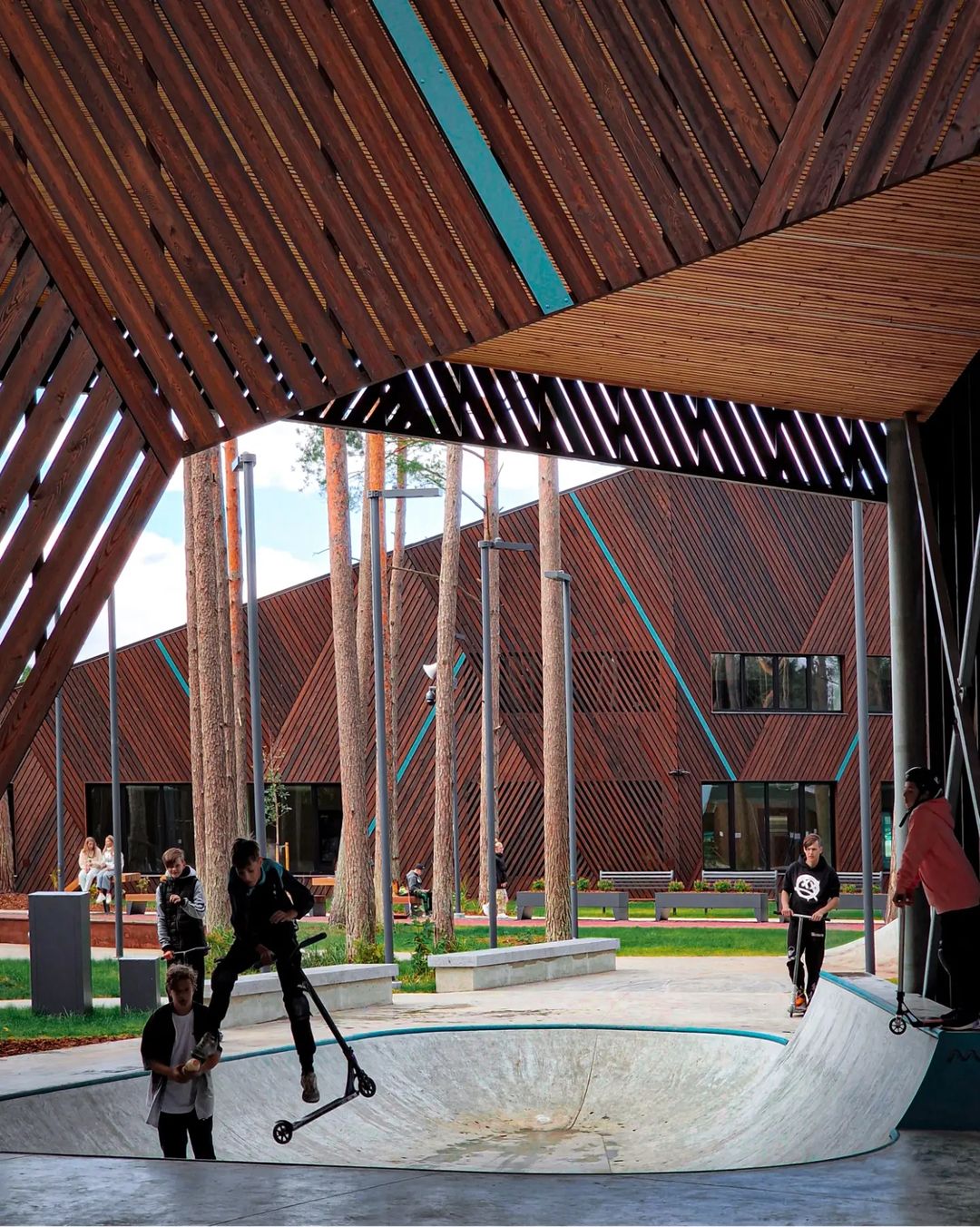 Kauguri park in Jurmala, Latvia