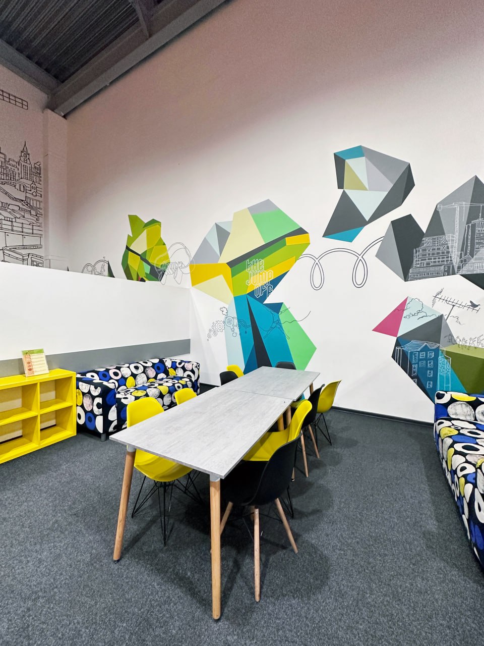 Jump Space trampoline park in Riga, Latvia