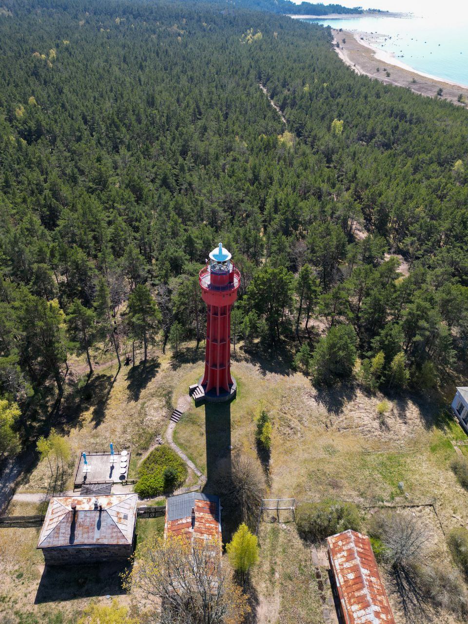 Ristna lighthouse in Hiiuma, Estonia