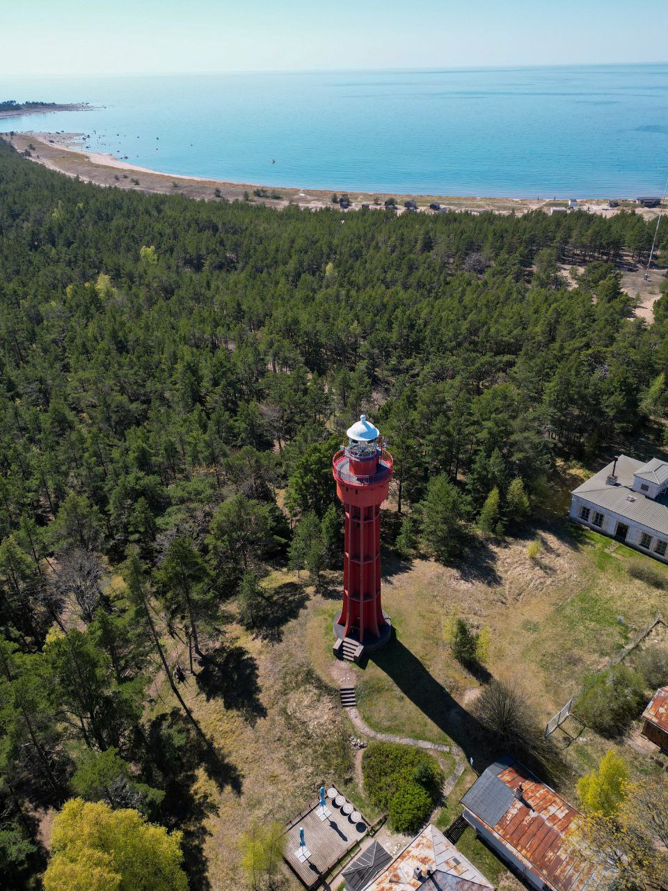 Ristna lighthouse in Hiiuma, Estonia