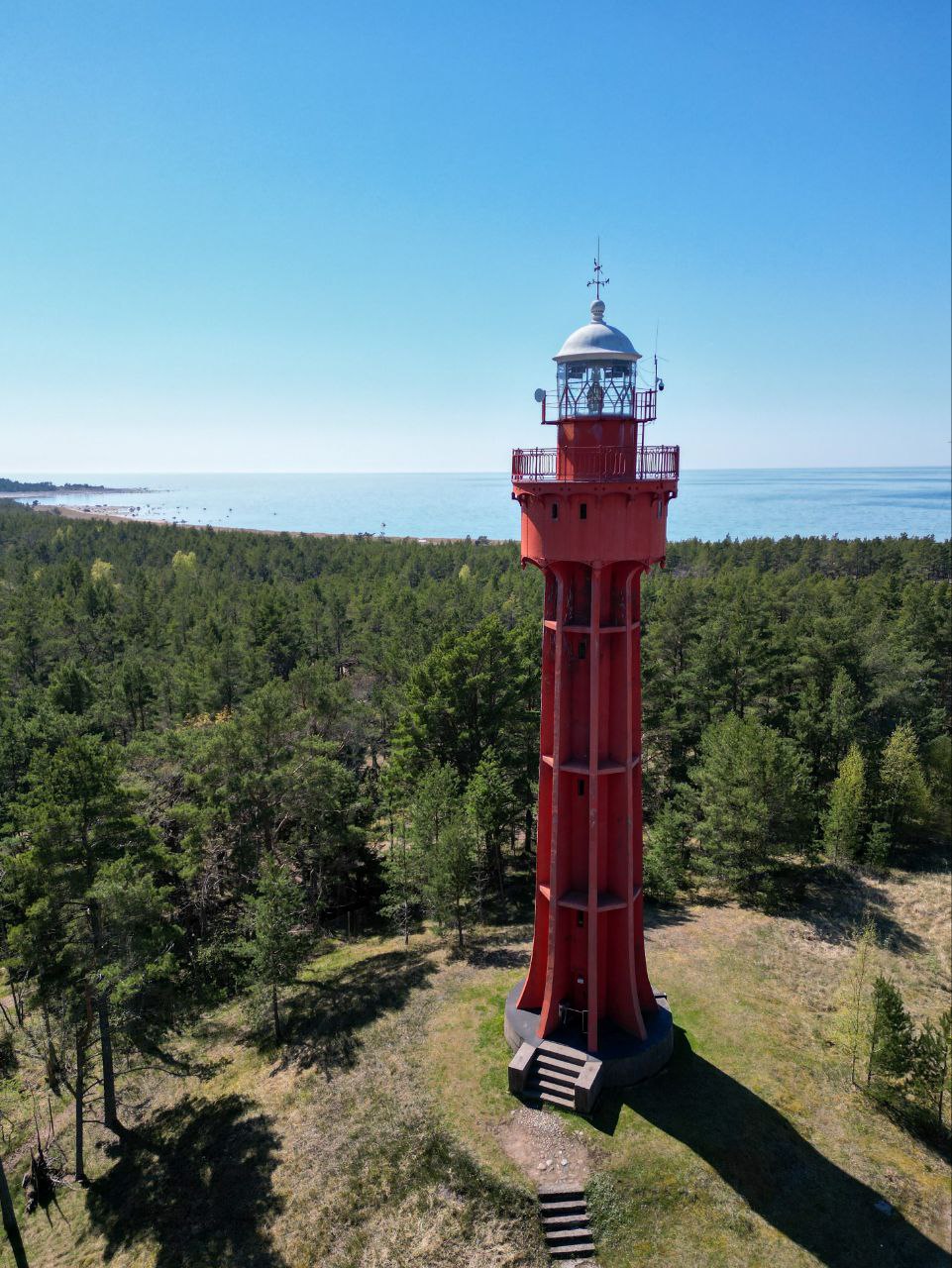 Ristna lighthouse in Hiiuma, Estonia