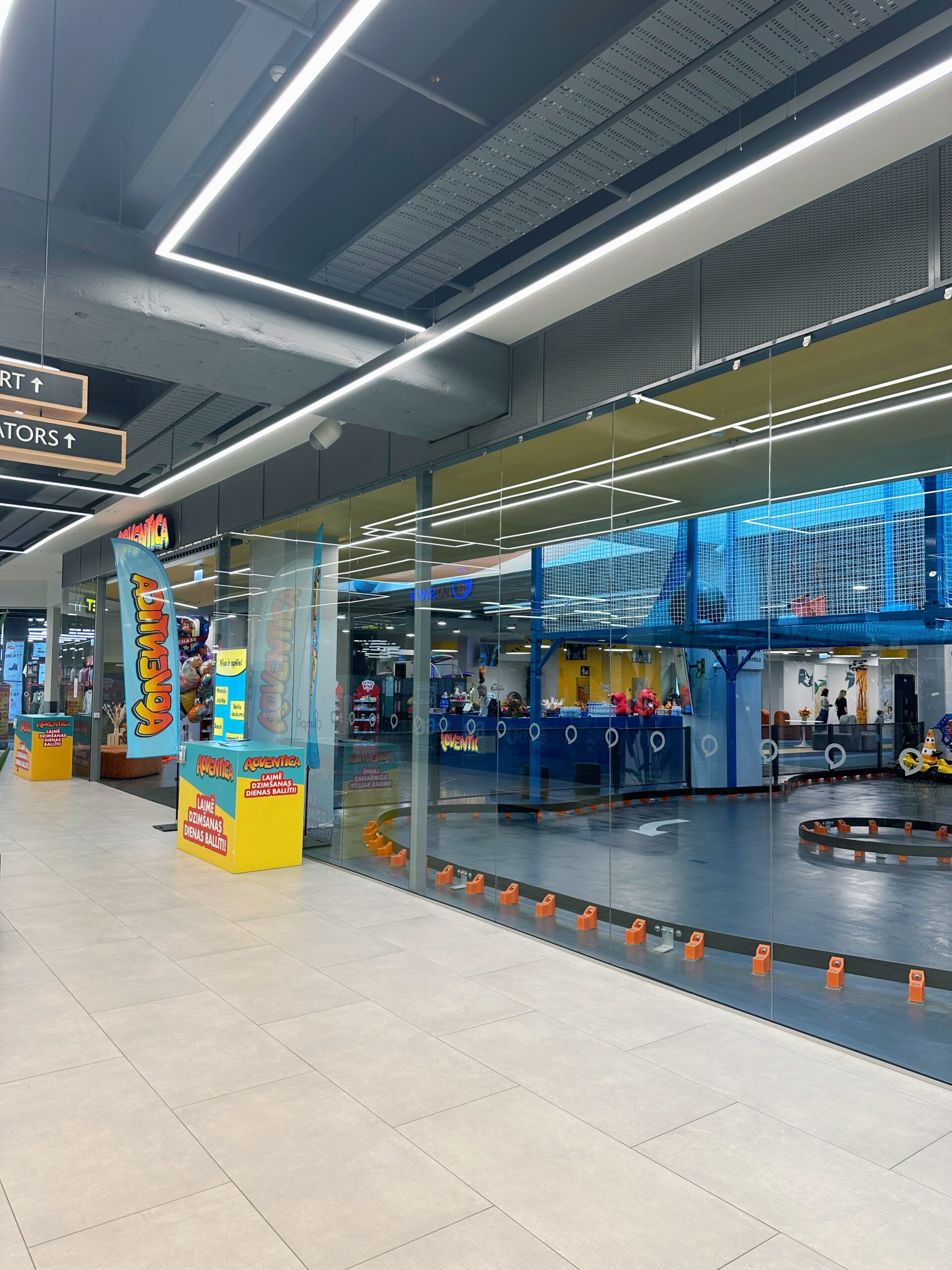 Adventica Amusement Park in Riga, Latvia