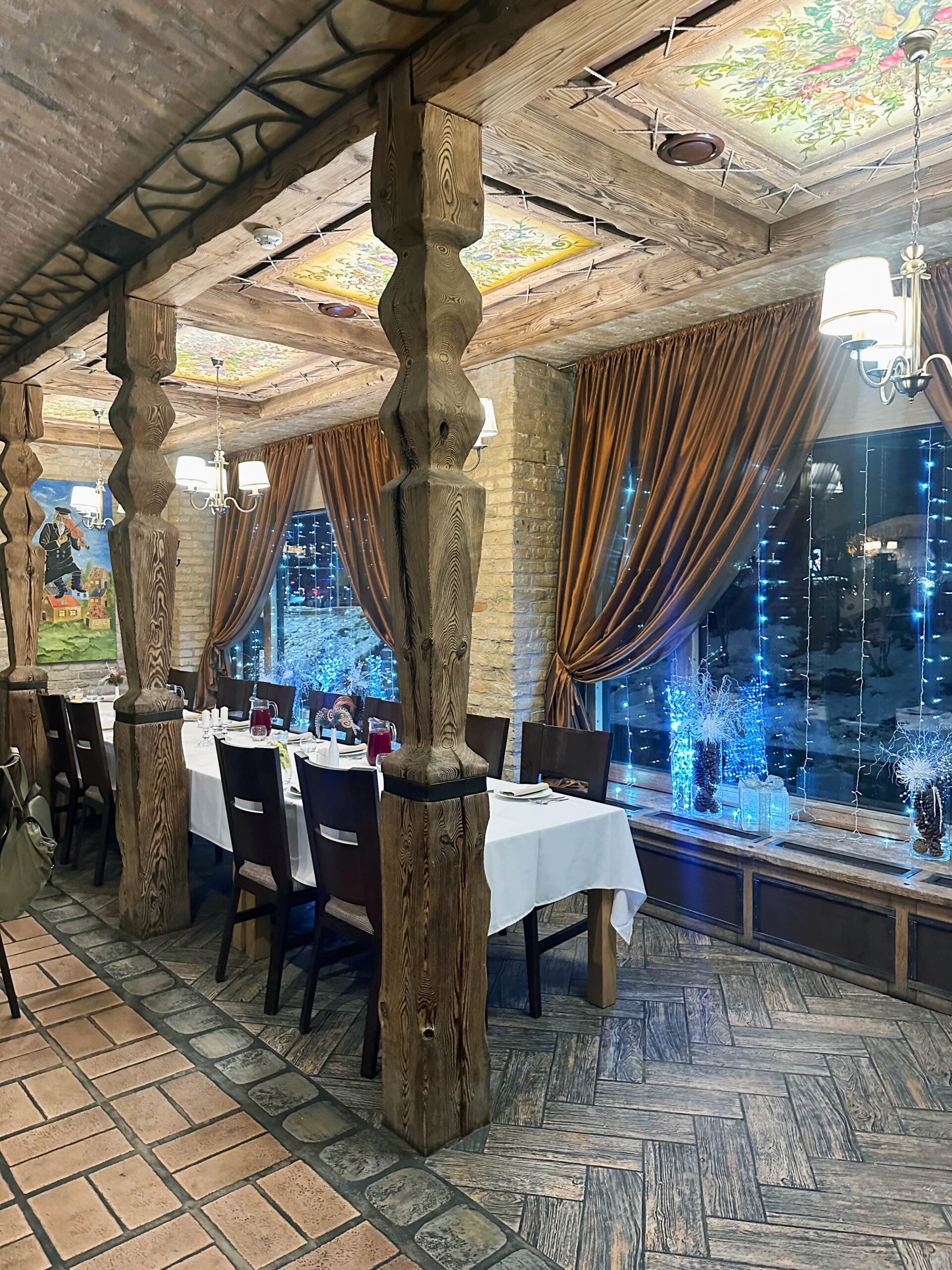 Draugai Restaurant. Vilnius, Lithuania