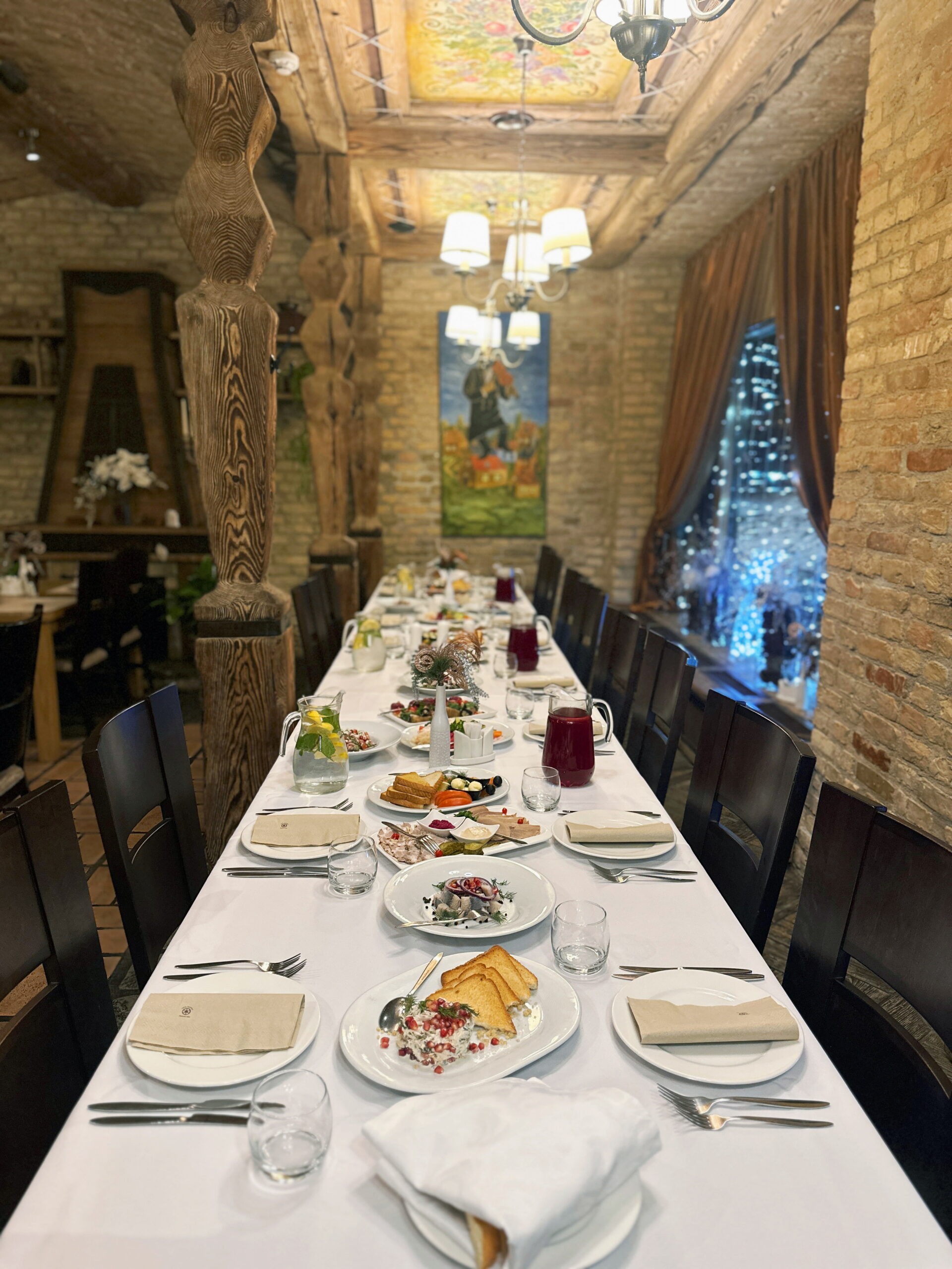 Draugai Restaurant. Vilnius, Lithuania