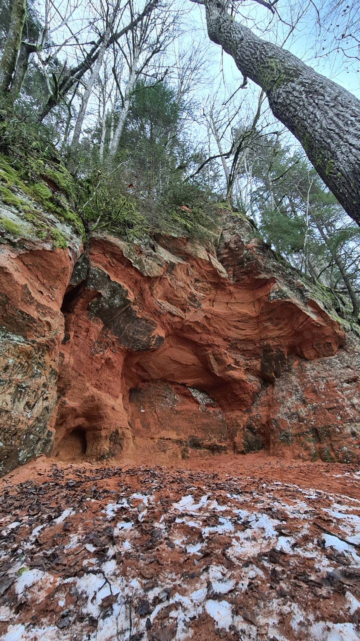 Sarkanas (Red) Cliff, Latvia