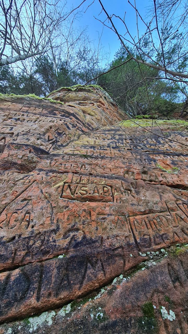 Sarkanas (Red) Cliff, Latvia