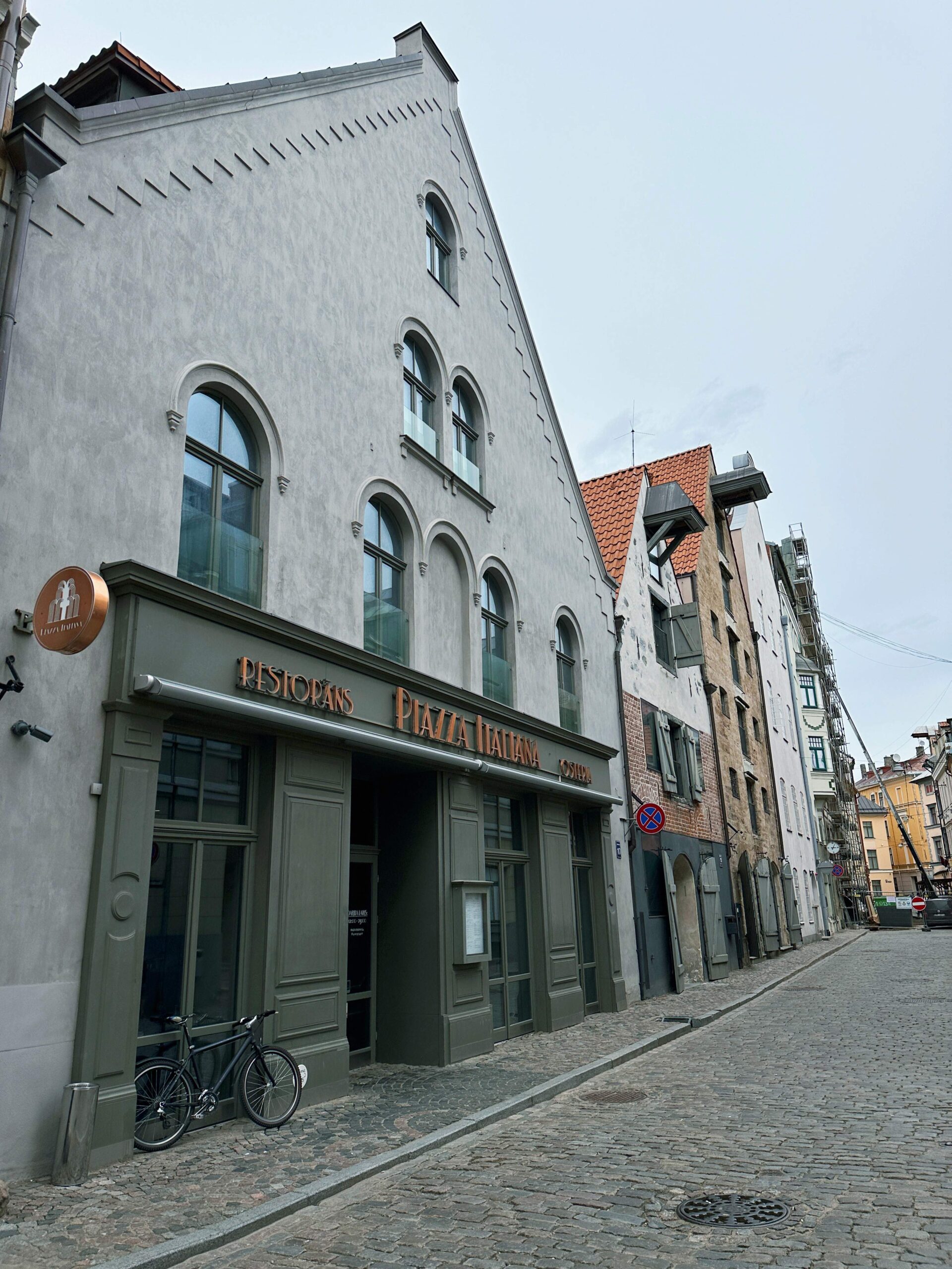 Piazza Italiana in Riga, Latvia