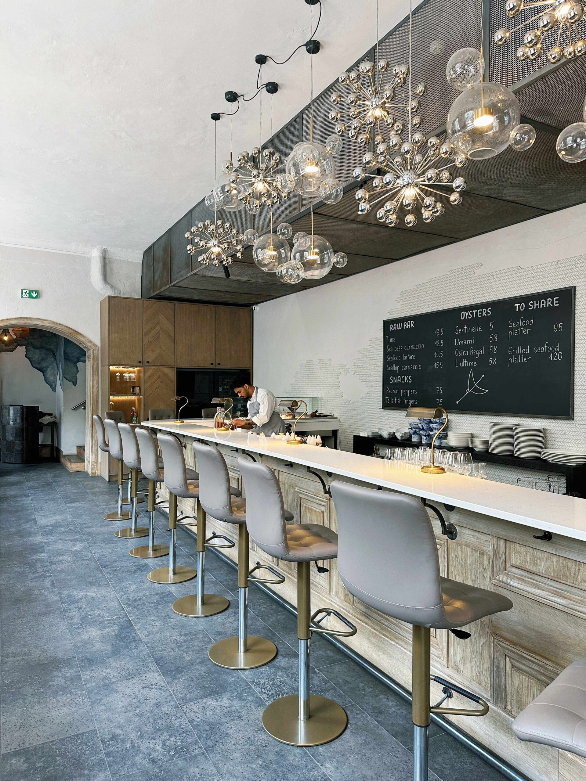 TAILS restaurant. Riga, Latvia