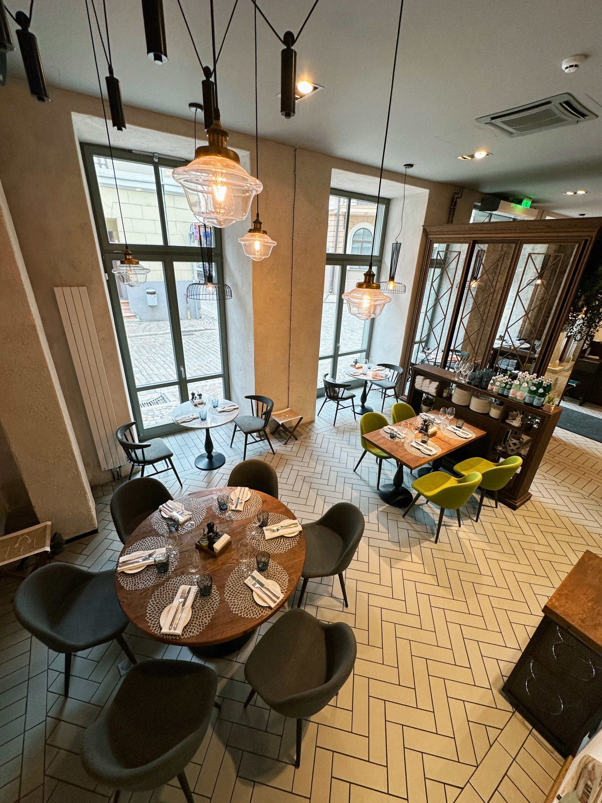 Piazza Italiana in Riga, Latvia