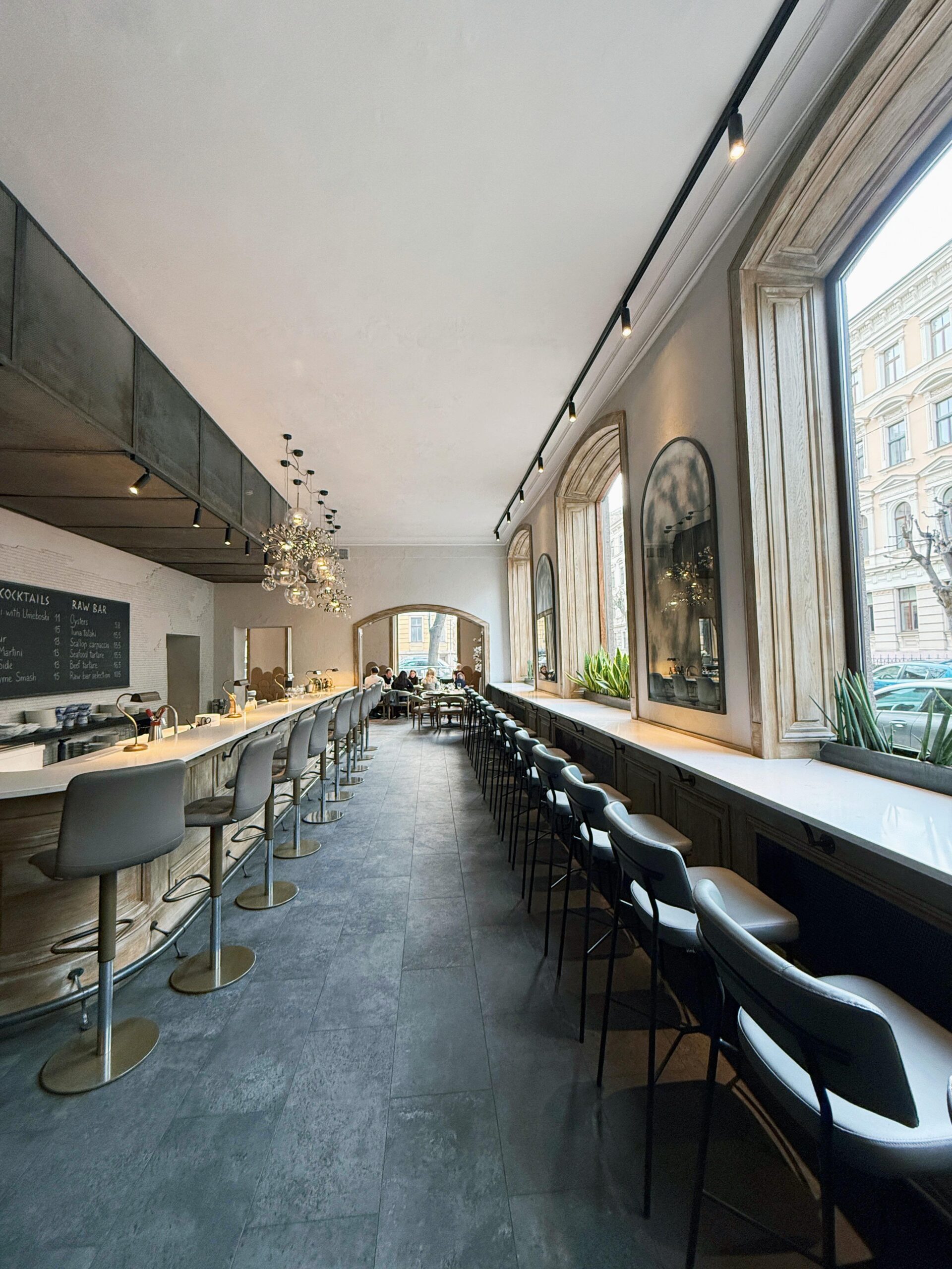 TAILS restaurant. Riga, Latvia